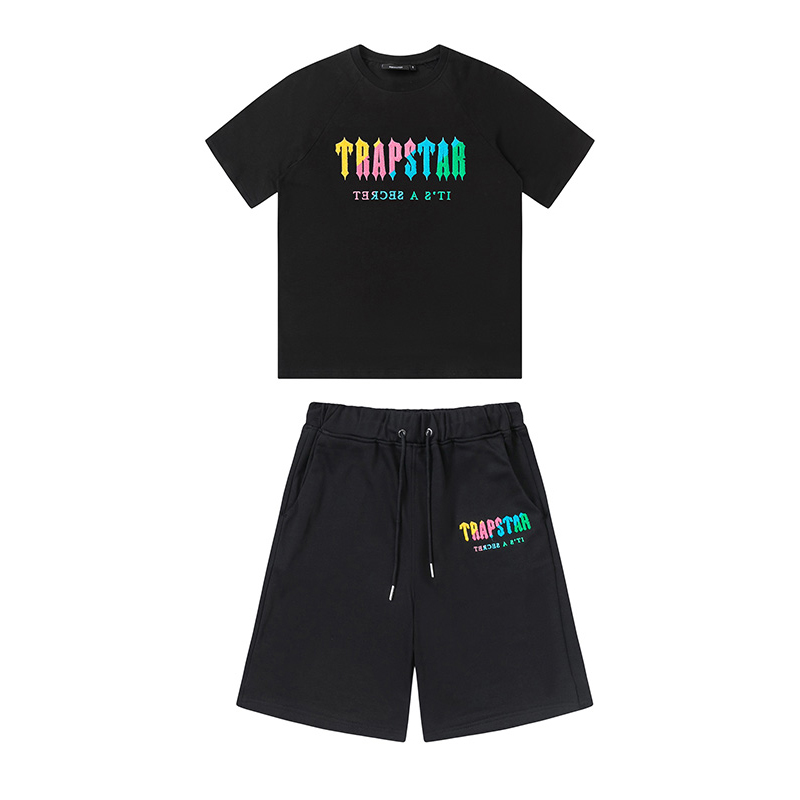 Trapstar Short Set – Rainbow Black - Islas zapas
